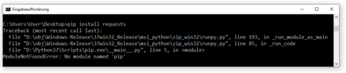Python ohne Adminrechte installieren (via Zip-Datei) › Computer Blog